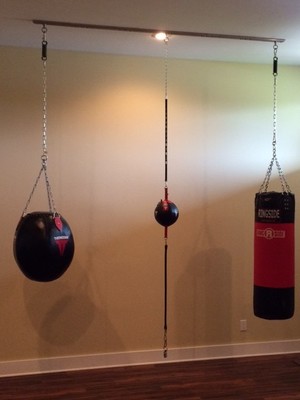 TuffRail Overhead Rail Mounting System 8' - 16" Joist Spacing w/ Slide ...