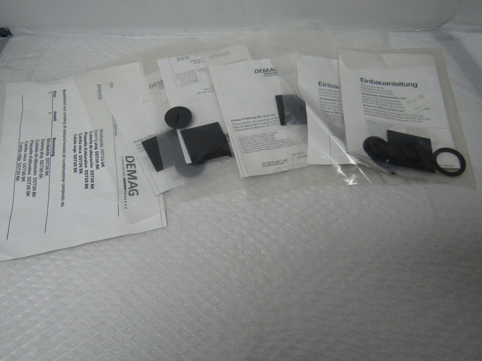 DEMAG DUMMY PLUG ST3/6 BK-LOT OF 5 | eBay