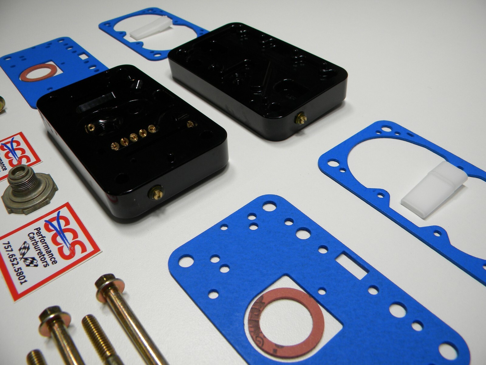 Holley QFT AED CCS 850 CFM Pro Billet Metering Block Kit 2 Circuit 5 ...