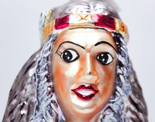 Radko Native American Indian Girl Thanksgiving Ornament | eBay