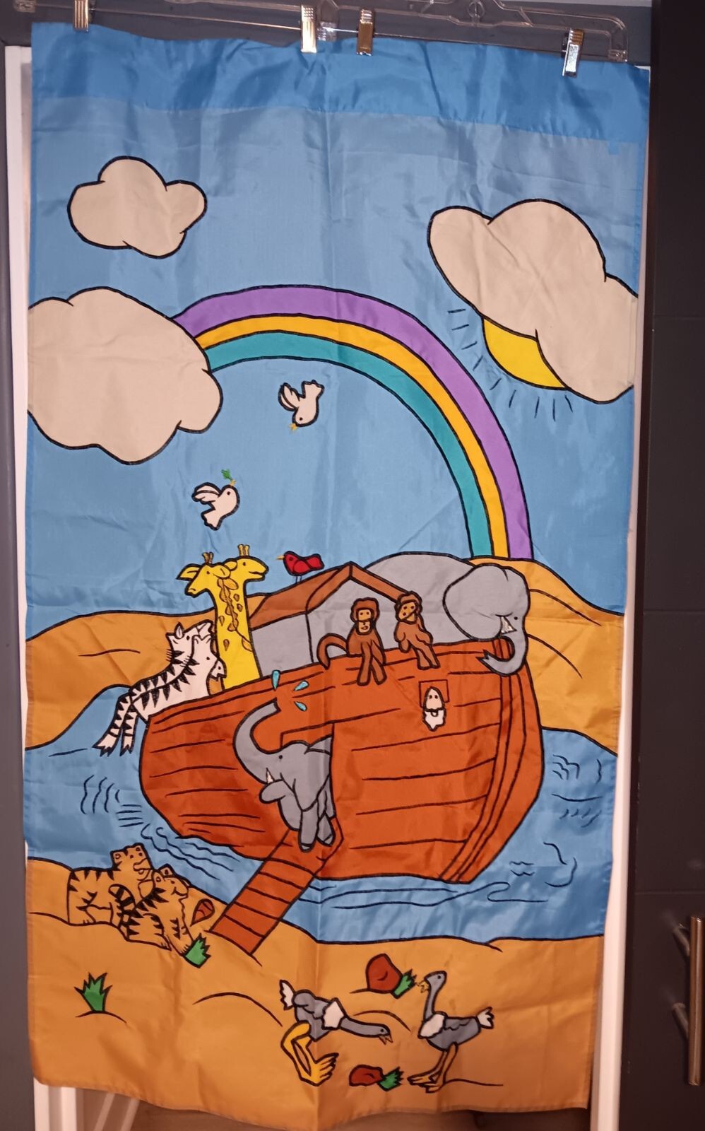 Yard Garden House Vacation Bible School Flag Noah’s Ark Religious 26 ...