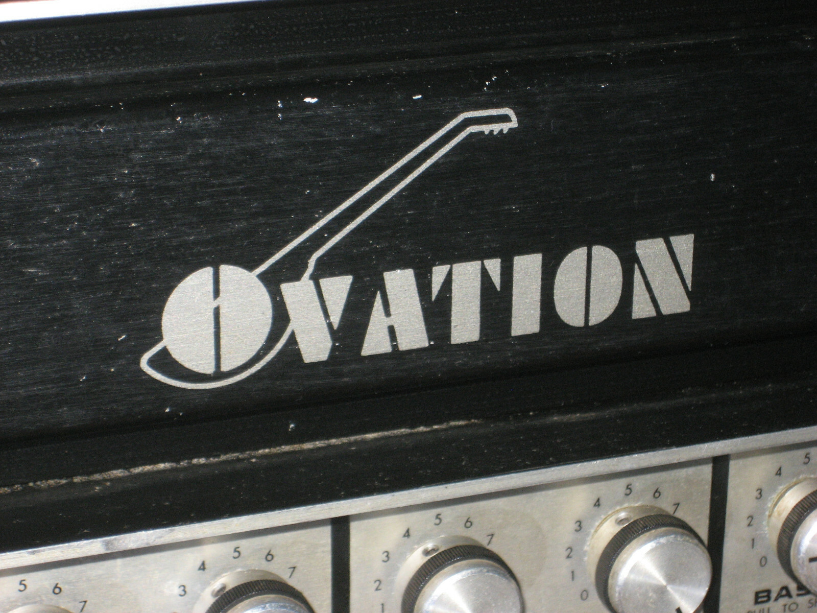 Ovation K6400 Guitar Bass Amplifier Head Solid State Rare USA 100 Watts ...