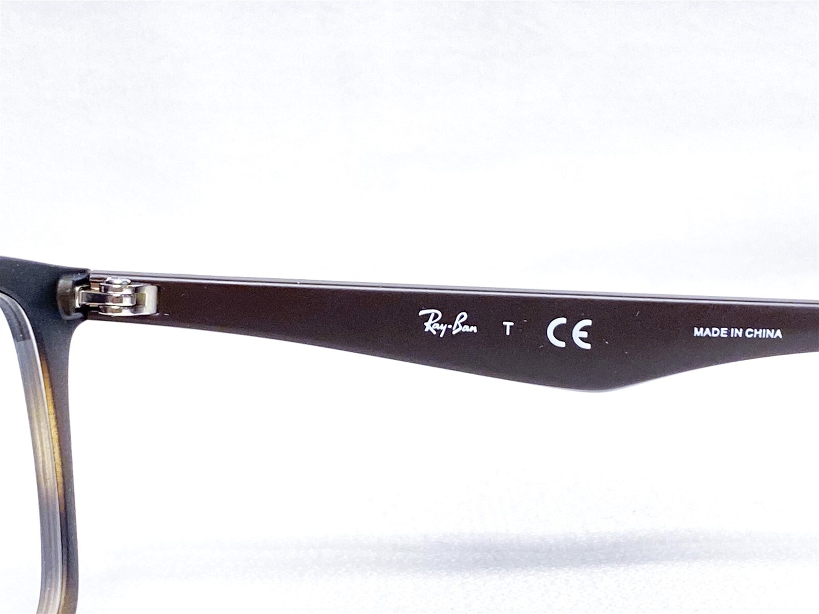 NEW Ray Ban RB7047 5573 Mens Matte Havana Rectangle Eyeglasses Frames ...