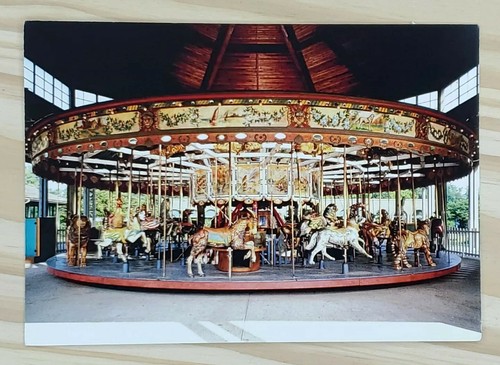 Postcard Herschell Spillman Carousel Merry Go Round Henry Ford Museum ...
