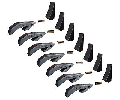 7 Toothbar Shanks, Teeth, & Pins, For Loader Buckets, 230, 230SP ...