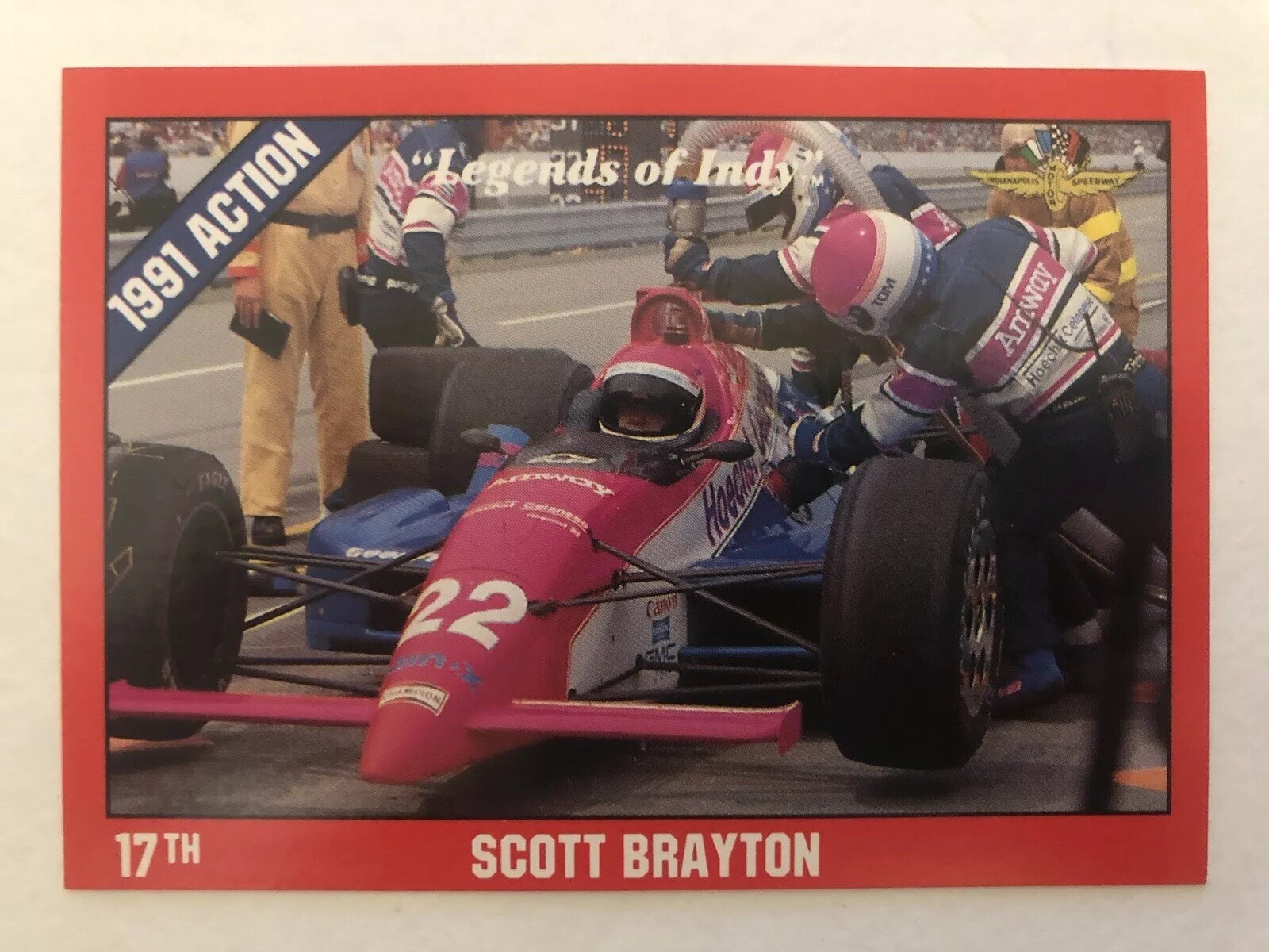 SCOTT BRAYTON 17TH PLACE - Legends of Indy #18 - Indianapolis 500 ...