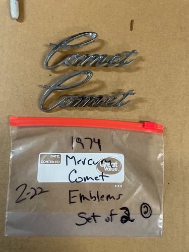 🔥 71 - 75 Mercury Comet Emblems Set of 2 - OEM | eBay