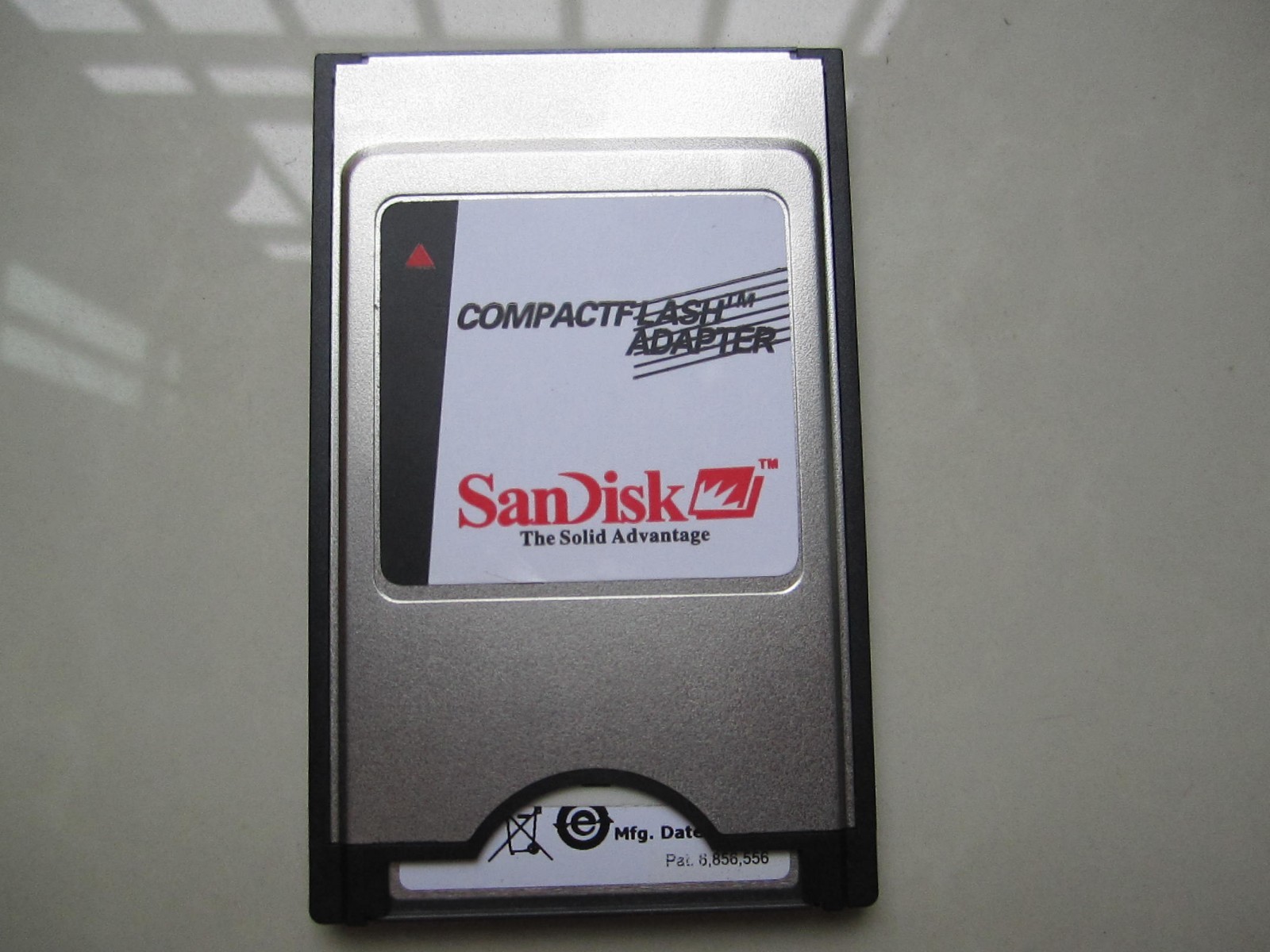 SiliconDrive 64MB Compact Flash +ATA PC card PCMCIA Adapter JANOME ...