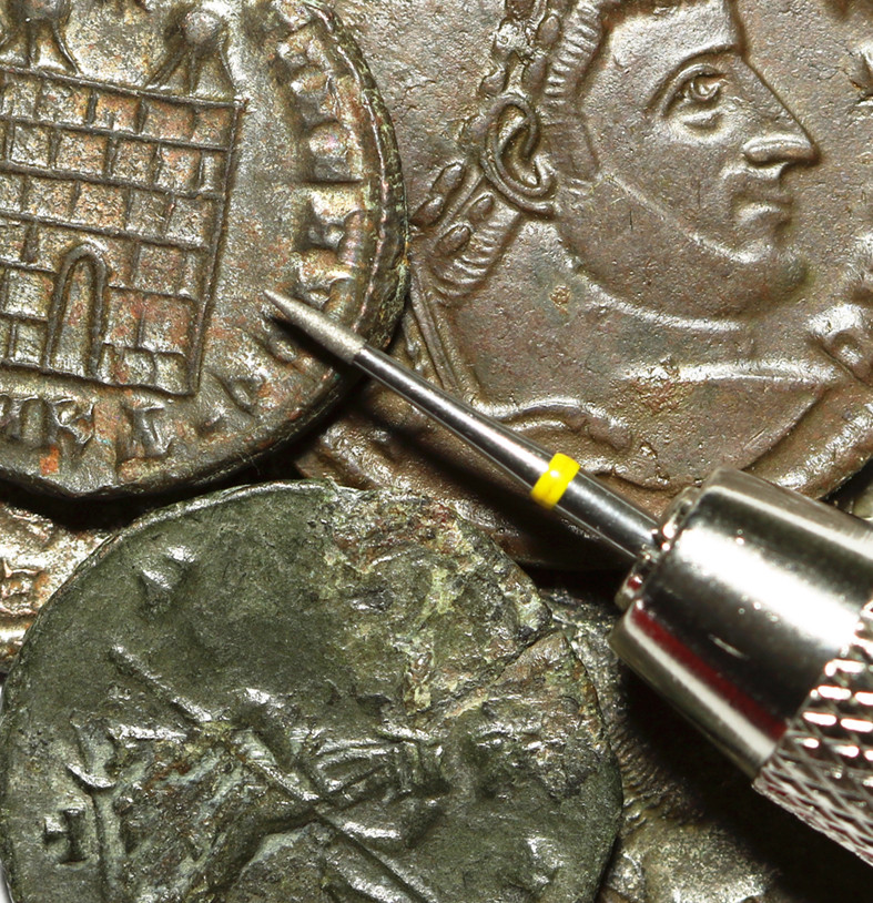 Set of 4 Professional Diamond Coated Pin Tools + Vises Cleaning ...