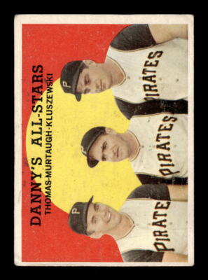 1959 Topps #17 Thomas, Murtaugh, Kluszewski VG Pittsburgh Pirates | eBay