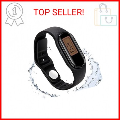 Pedometer for Walking, Waterproof Pedometer Watch, Simple Step Counter ...