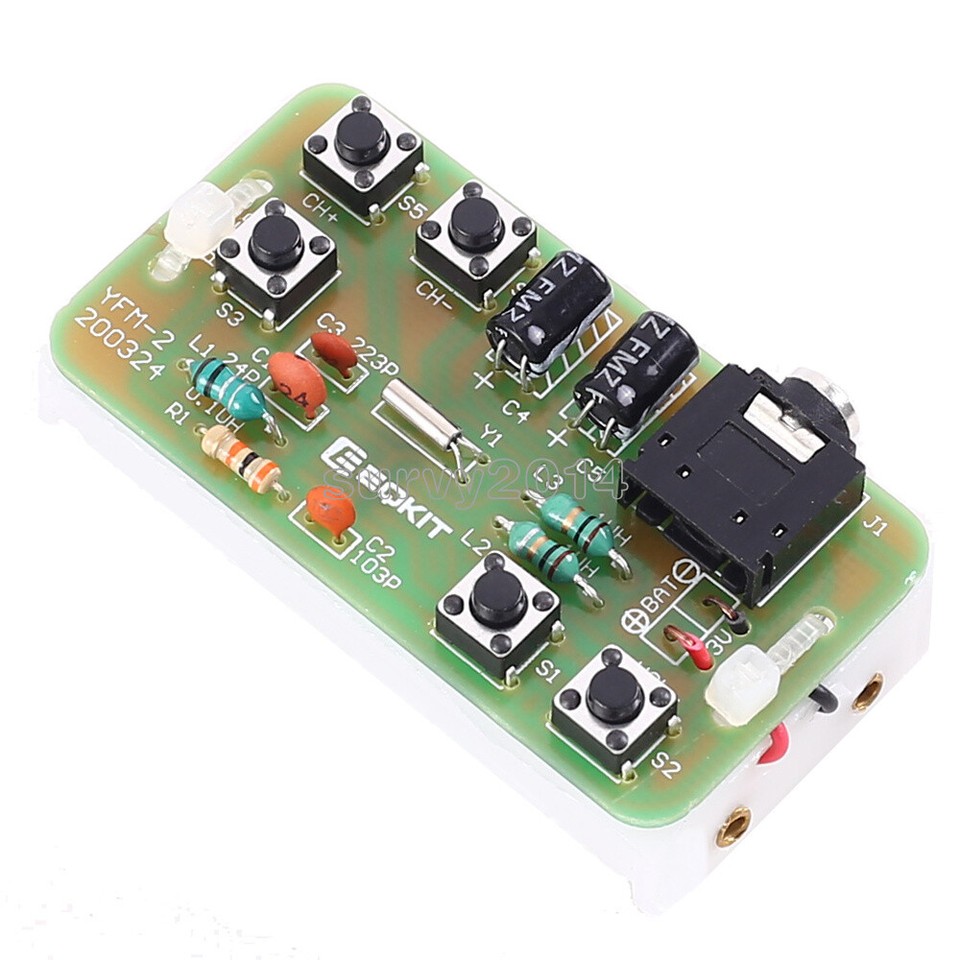 NEW 76-108MHz DC 2.7-3.3V DIY FM Radio Stereo Radio Kits Radio Practice Kit | eBay