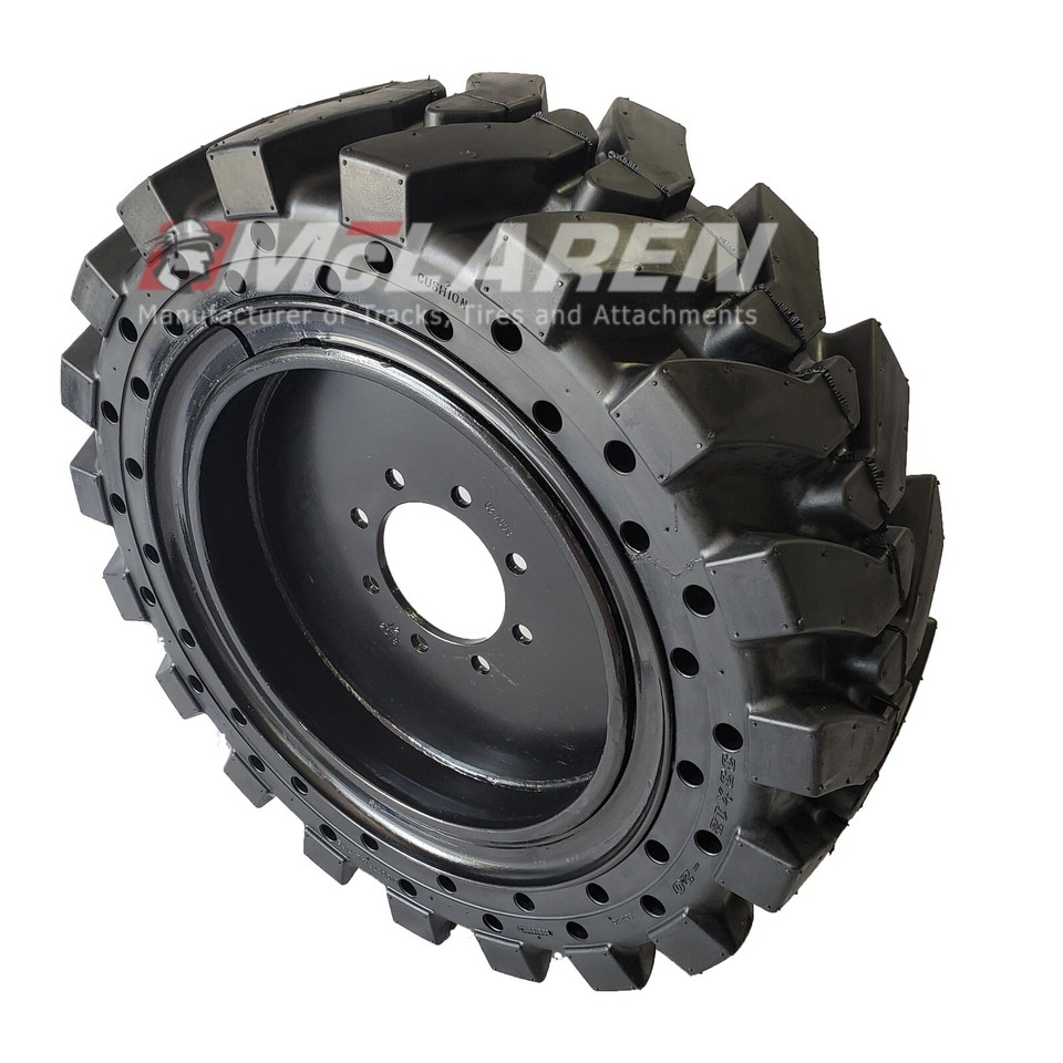 12x16.5 Maximizer GT Tire Solid Skid Steer Tire (4 Tires/Wheels) Thomas ...