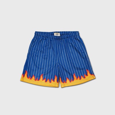 Pinstripe Blue Flame shorts [ size - large ] | eBay