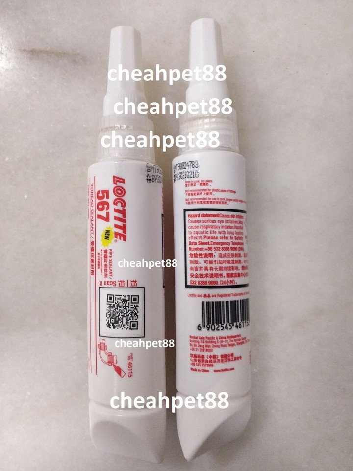 Loctite 567 PST Thread Sealant 50ml with QR Code - 46115 | eBay