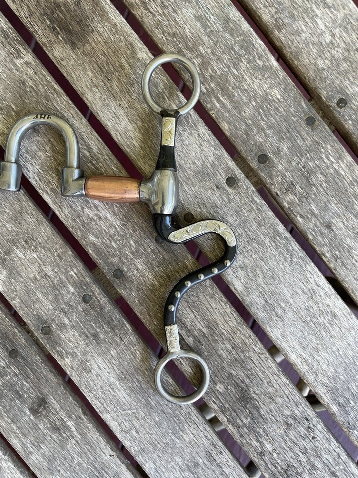 Pro Correction Bit 5” Western Horse Copper Barrels High Port Silver ...