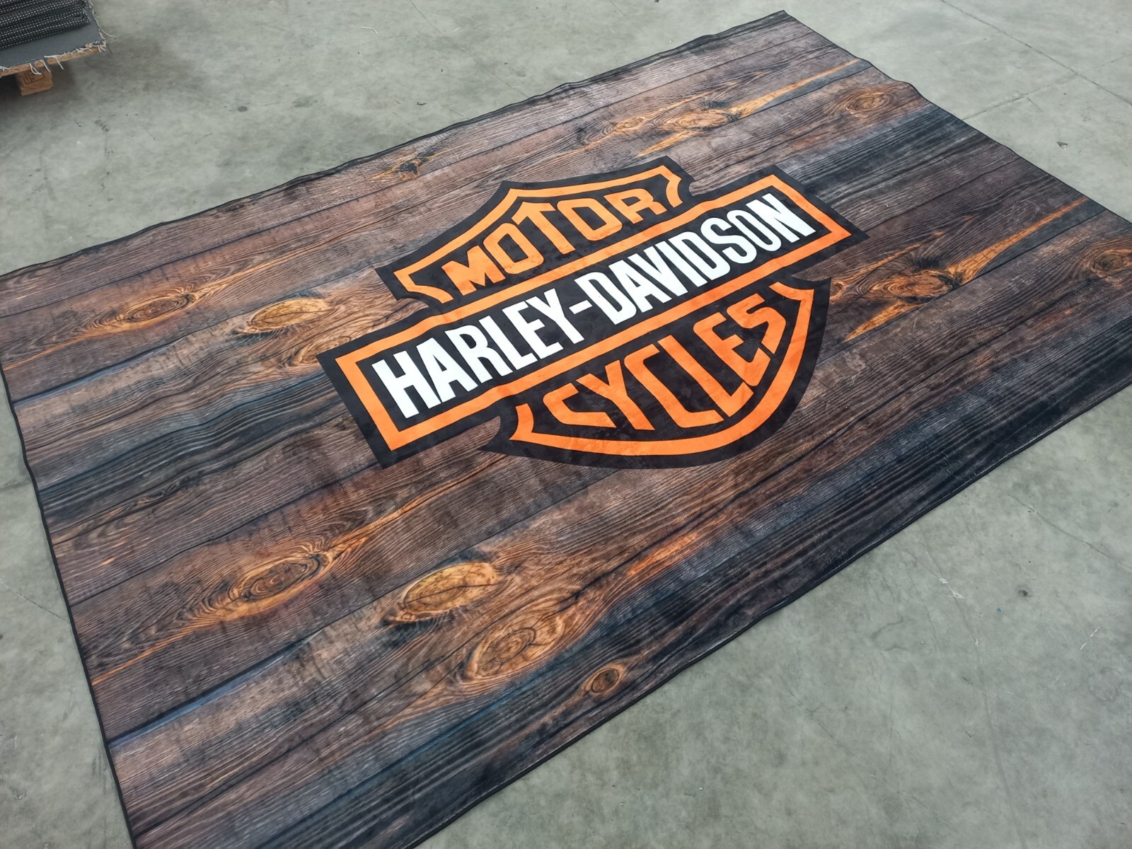 Harley Rug, Area Rug, For Living Room, Motorcycle Rug, Fan Rug, Cool ...