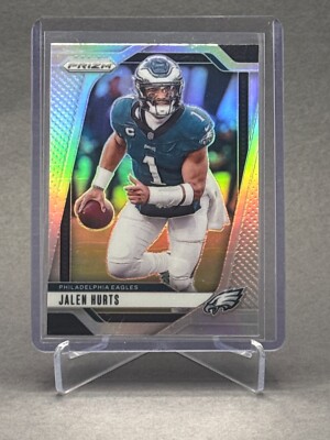 2024 Panini Prizm Jalen Hurts Silver Prizm SP Card 231 Eagles SB MVP | eBay