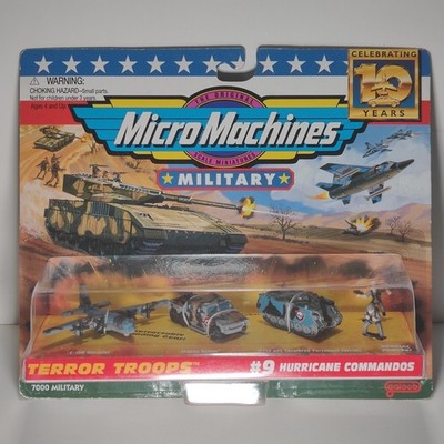 Galoob Micro Machines MILITARY #9 HURRICANE COMMANDOS Terror Troops ...