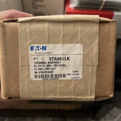EATON CUTLER HAMMER 3TA631LK Type LG LGH & POWER DEFENSE PDG3 Breaker ...