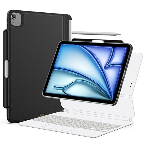 Magic Keyboard Compatible Case for iPad Air 11"(M3/2) 2025 2024/Air 5th ...