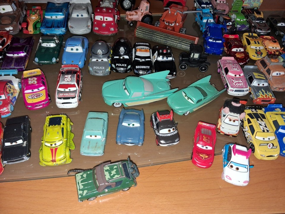 Disney Cars Bundle Large Selection In Total 100 Cars plus car ...