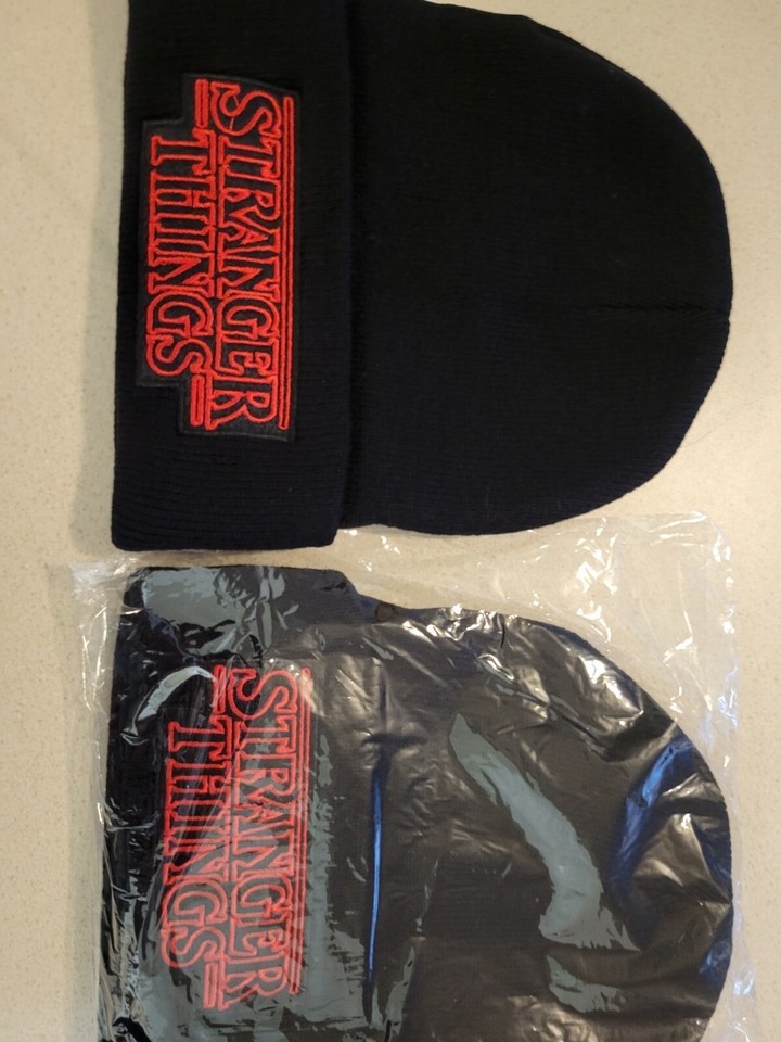 Stranger Things Beanie Hat WINTER LOGO HAT NEW adult size womens mens ...
