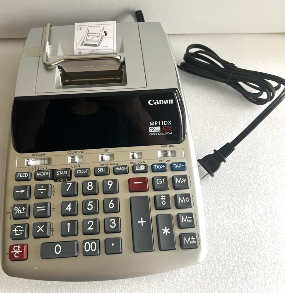 New Canon MP11DX -2 MP-11DX II MP-11DX-2 Printing Calculator No pkg | eBay