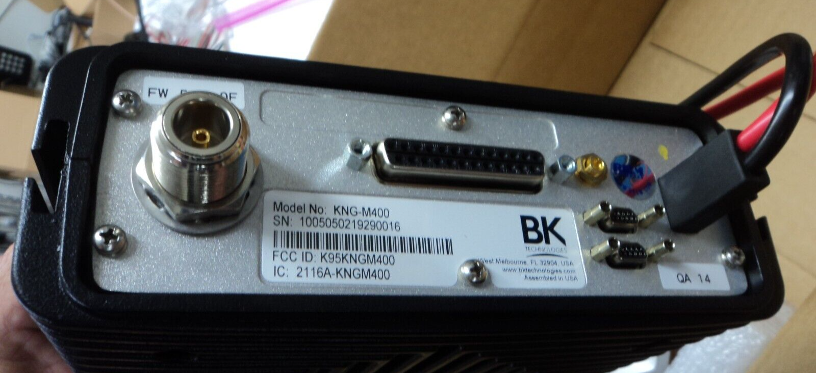 BK KNG-M400 radio With Install Kit 380 – 470 MHz P25 DIGITAL | eBay