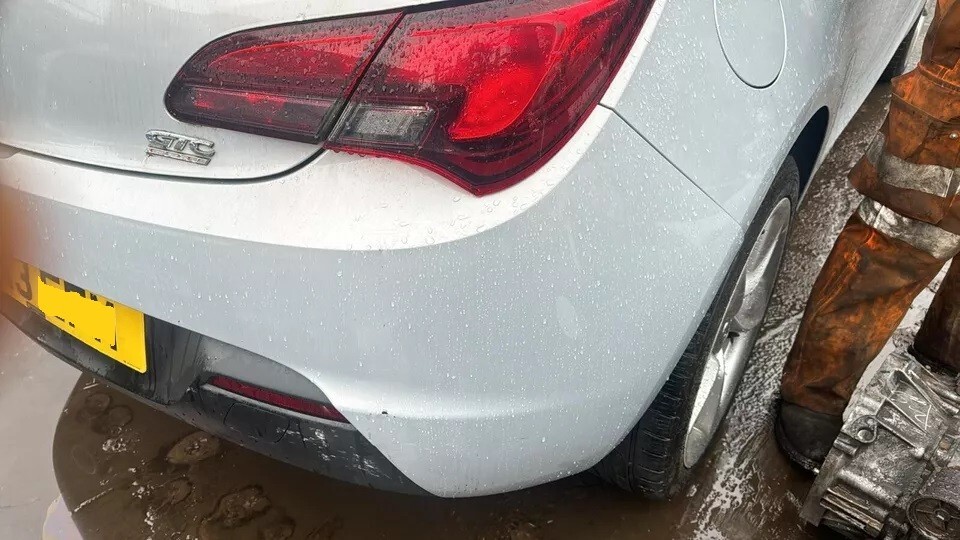 VAUXHALL ASTRA GTC 2011-2015 COMPLETE REAR BACK BUMPER SEASHELL ...