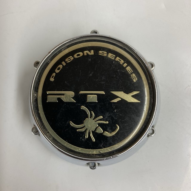 RTX Poison Series Aftermarket Two 2 Center Cap C6024K68 Chrome Nicks ...