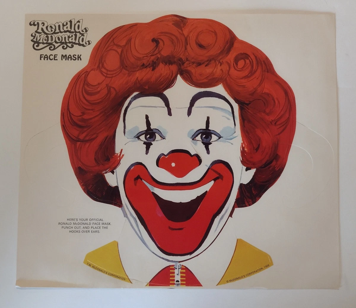 Ronald Mcdonald Face