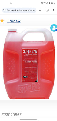 (1 Gal.) 244419 SUPER SAN Food Service Sanitizer | eBay