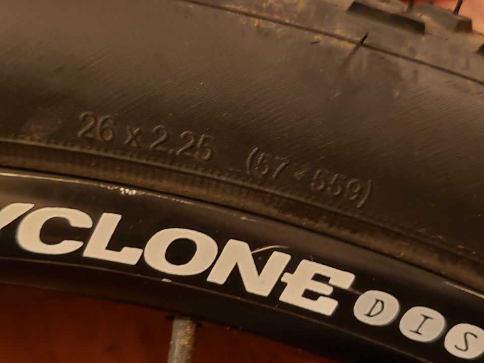 Spinergy Xyclone Rear Wheel, Disc rim, blue spokes, vintage 26" mtb ...