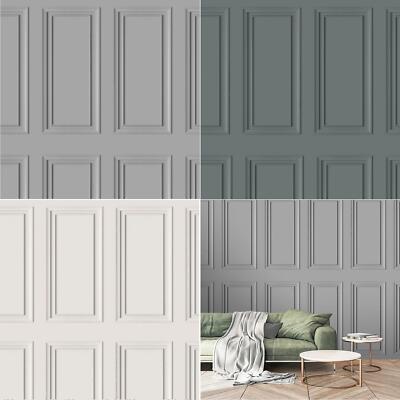 Rasch Wood Panel Wallpaper The Design Library Wooden Panelling Effect ...
