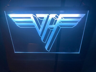 van halen sign Led Neon Light / Man Cave/ Music /Heavy Metal/ rgb | eBay