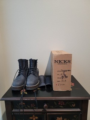 Nicks Handmade Boots Size 10D, Hnw Last | eBay