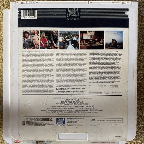 20th Century Fox video “ Modern Problems” CED | eBay