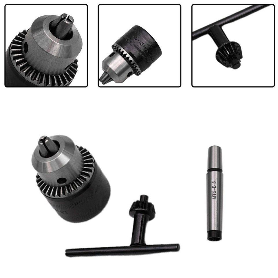 Lathe Drill Chuck Tail Stock With MT2-Morse Taper Arbor Mandrel Tool ...