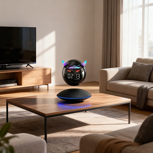 Magnetic levitation AI intelligent dialogue wireless Bluetooth speaker ...