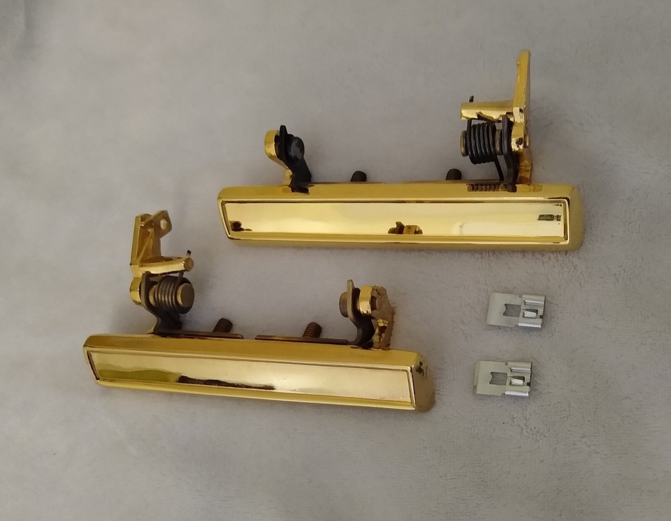 24k Gold Plated G-Body Door Handles Front Right | Regal Cutlass Monte ...