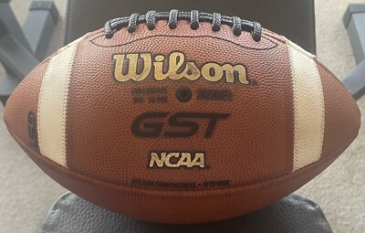Wilson GST 1003 NCAA/HS Leather Game Football (WTF1003) 720570780781 | eBay
