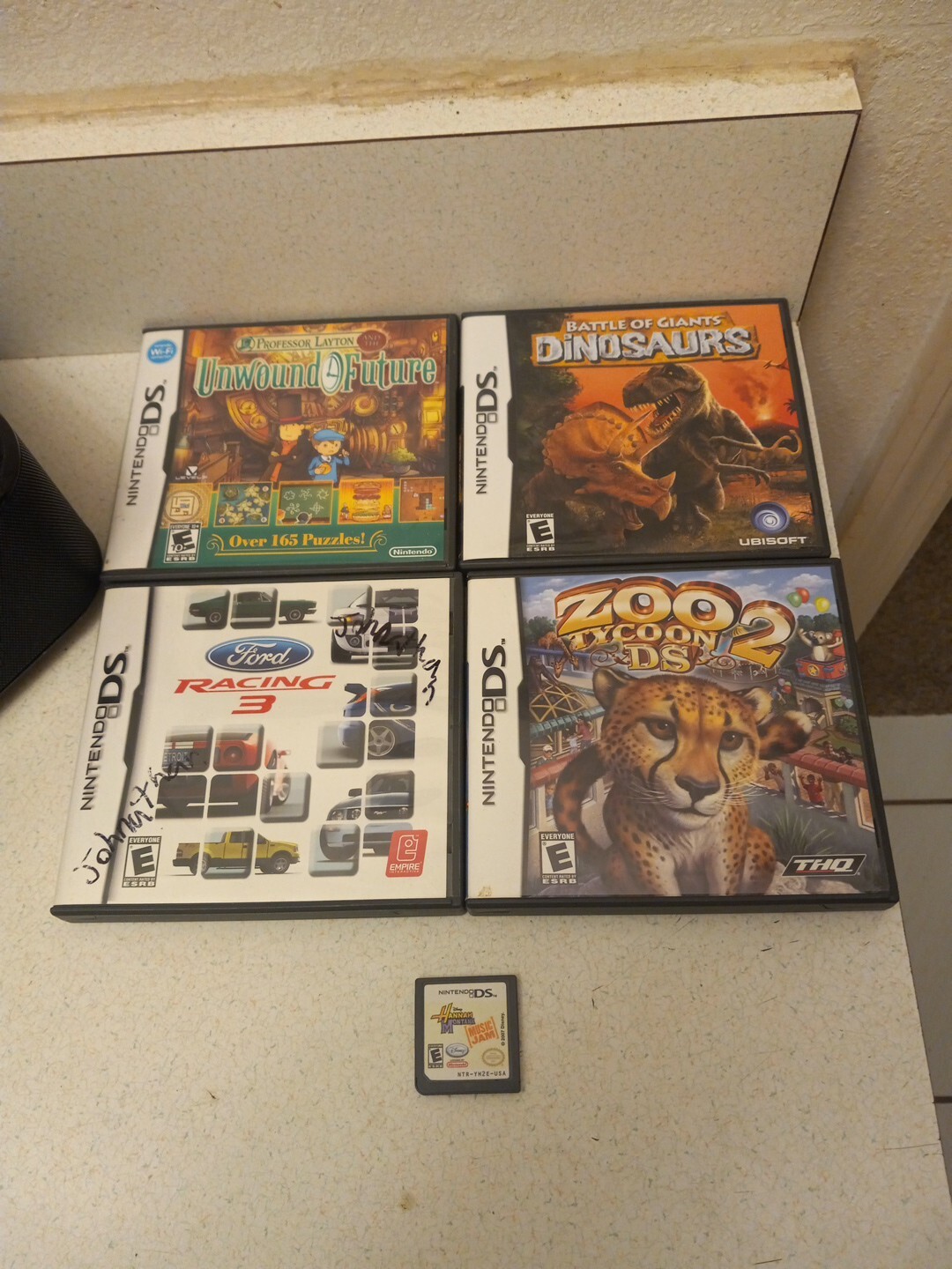 4 Empty Nintendo Ds Game Cases With Papers & 1 Ds Game | eBay
