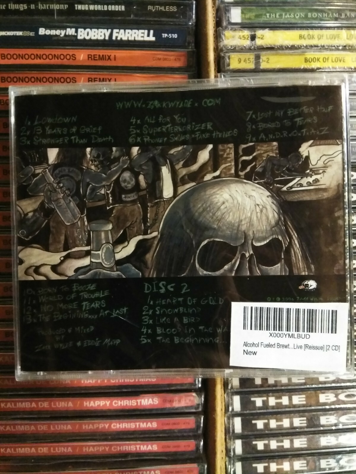 BLACK LABEL SOCIETY / Alcohol Fueled Brewtality CD 2001 New Sealed 2 ...