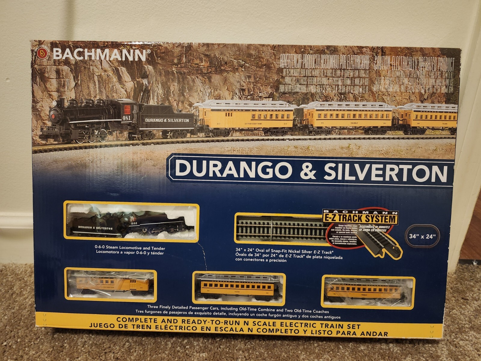 Bachmann Durango and Silverton N Scale Electric Train Set - FOR PARTS ...