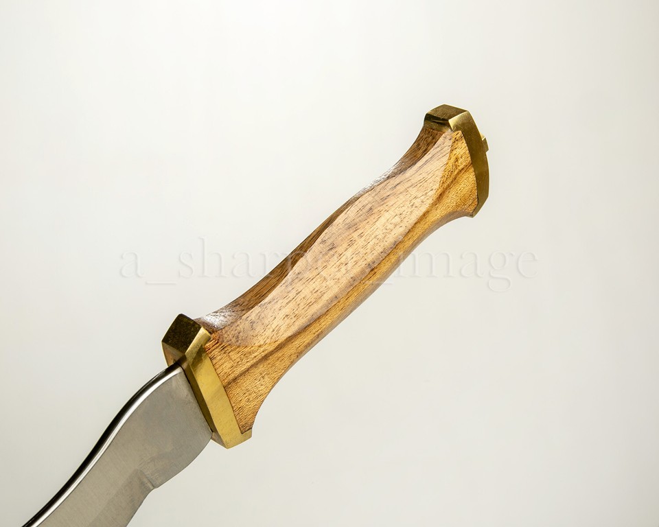 Pirate Sea Marauder 11" Curved Knife SHARP Buccaneer Boucan Leather ...