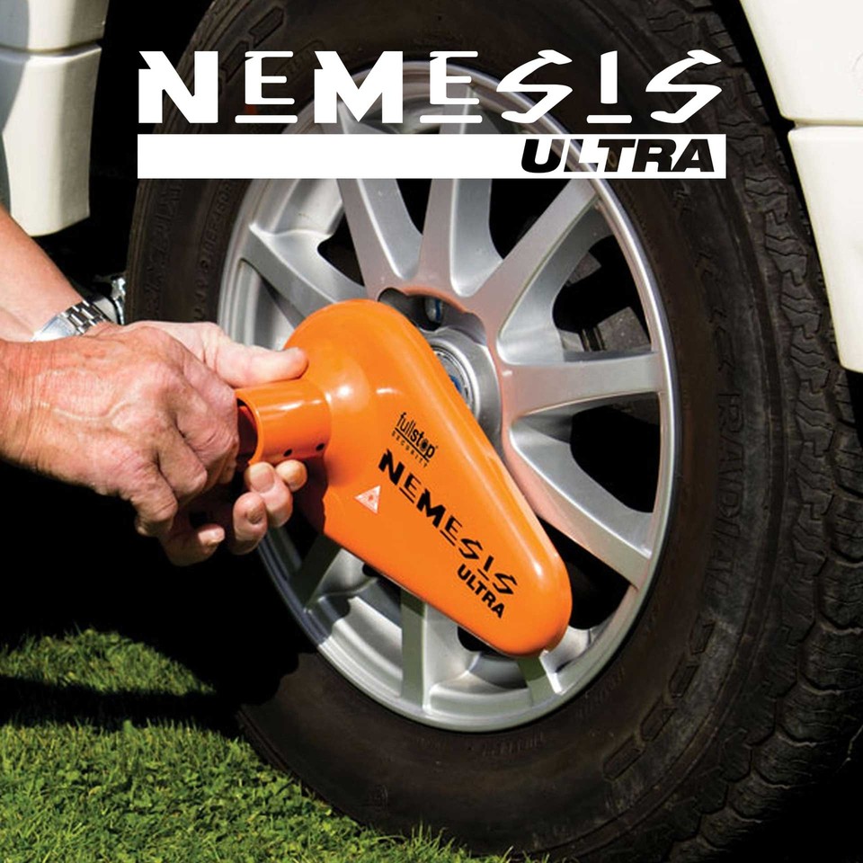 Fullstop Nemesis Ultra Security Wheel Lock Caravan Wheelclamp Clamp ...
