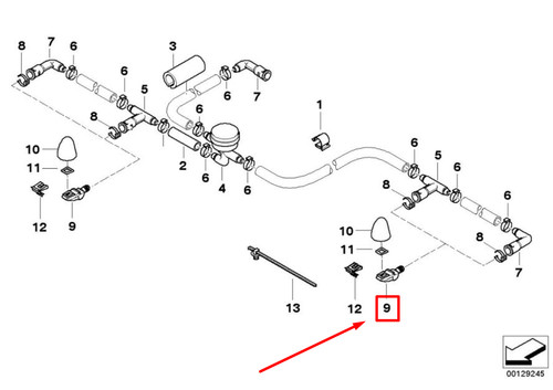 BMW X3 E83 Left Headlight Washer Spray Nozzle 51133411429 3411429 | eBay