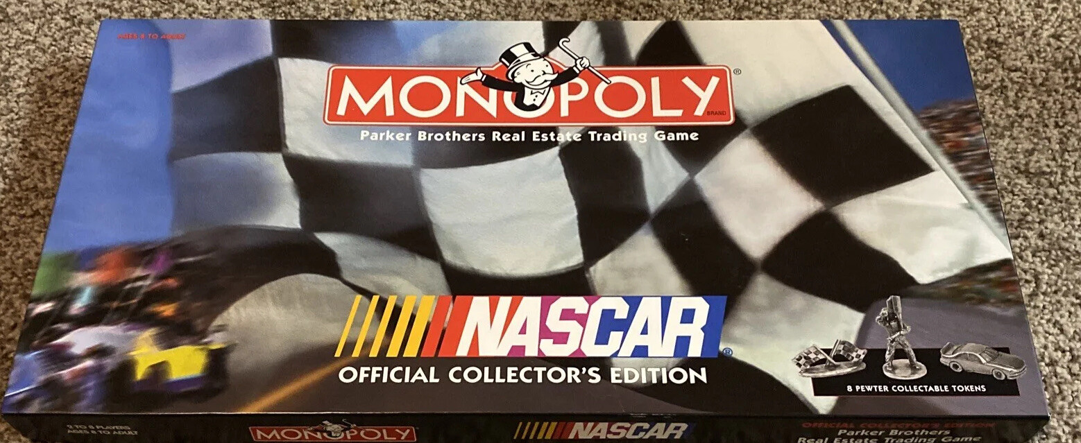 NASCAR Monopoly Board Game Collector's Edition (Parker, Brothers 1997 ...