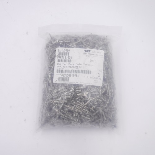 3000 Pack Waytek Aptiv 12124582 Weather Pack Loose Male Terminal 16 ...